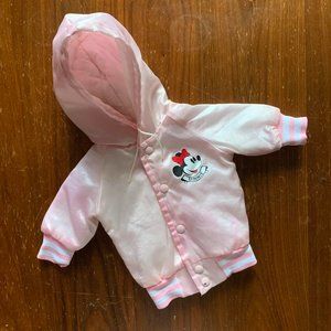 Jackets & Coats | Vintage Locker Line Baby Pink Disney Minnie Mouse ...